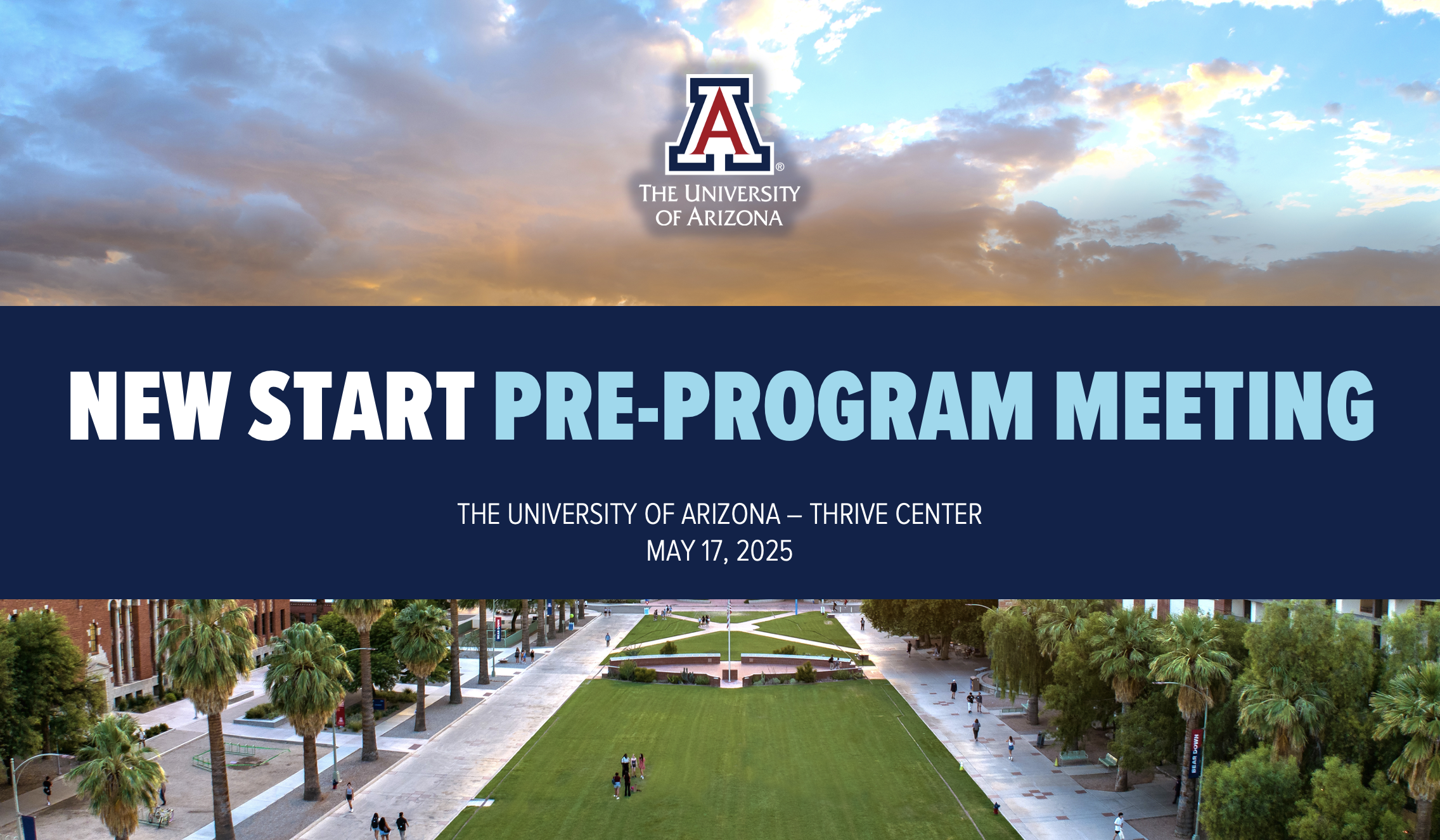 Pre-Program Meeting Recording Available | New Start